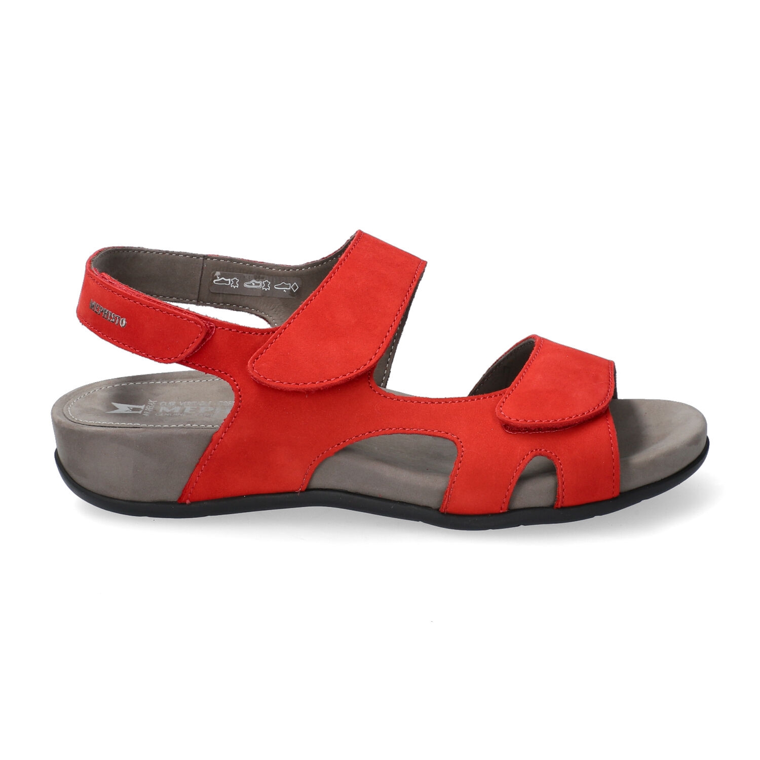 Mephisto sandale juliet rouge femme | Mephisto